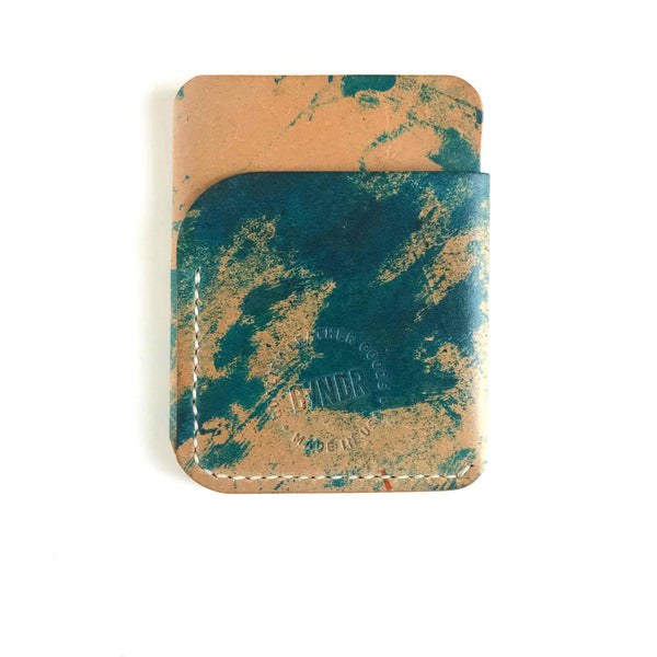 Bushwick - BLUE MARBLE ROCADO SHELL CORDOVAN – BYNDR LEATHER GOODS